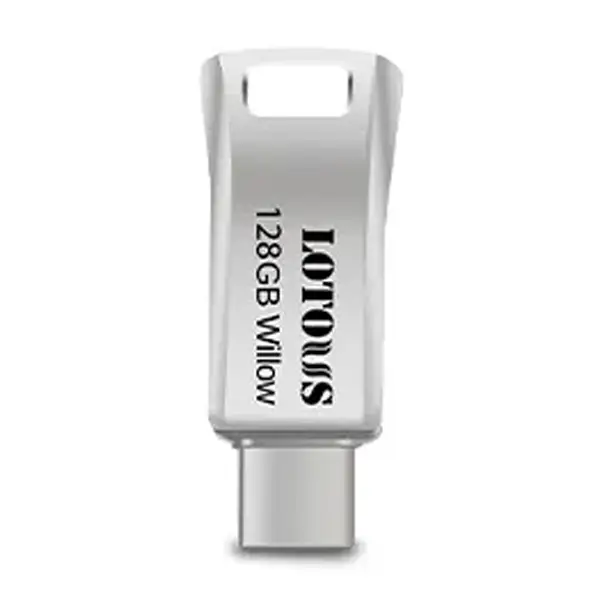 فلش WILLOW OTG TYPE-C 128G لوتوس USB 3.2 LOTOUS